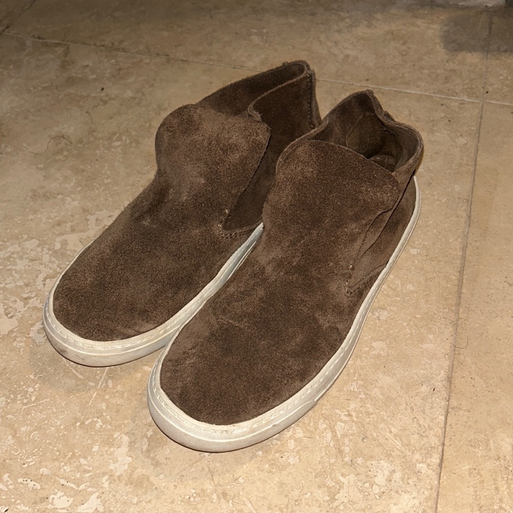 Women’s Dv Roselyn High Top Brown Suede Sneakers - Gem